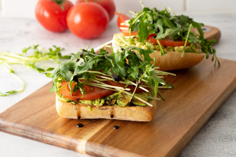 Epic Avocado Toast Open Faced Vegan Sandwich – The Home Baked Vegan